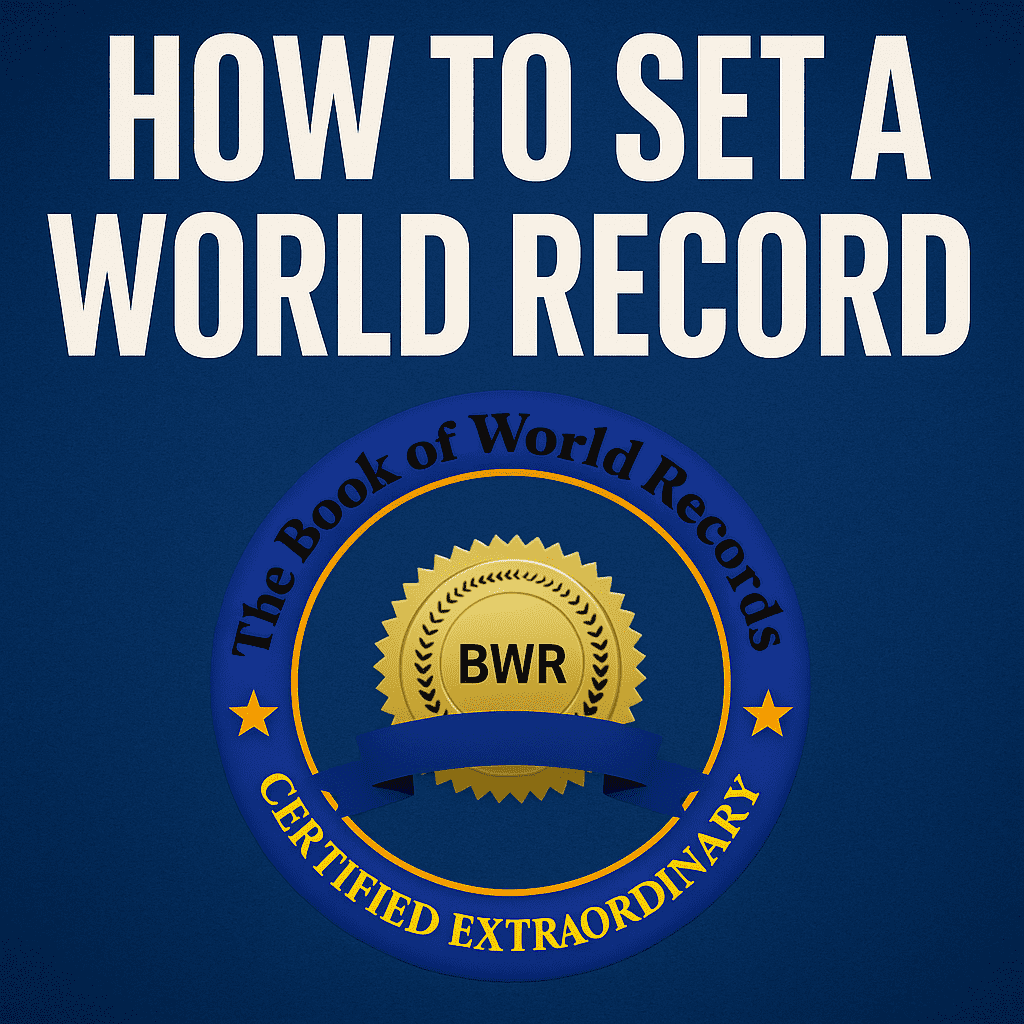 How to Set a World Record: A Step-by-Step Guide - The Book of World Records